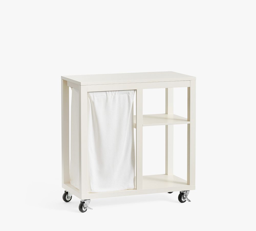 Manchester Hamper Cart | Pottery Barn