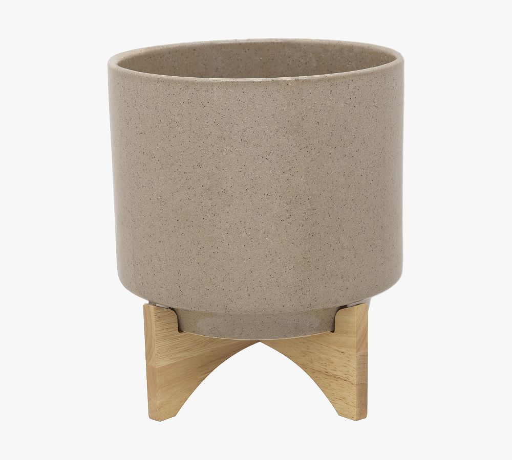 Footed Matte Planters | Pottery Barn