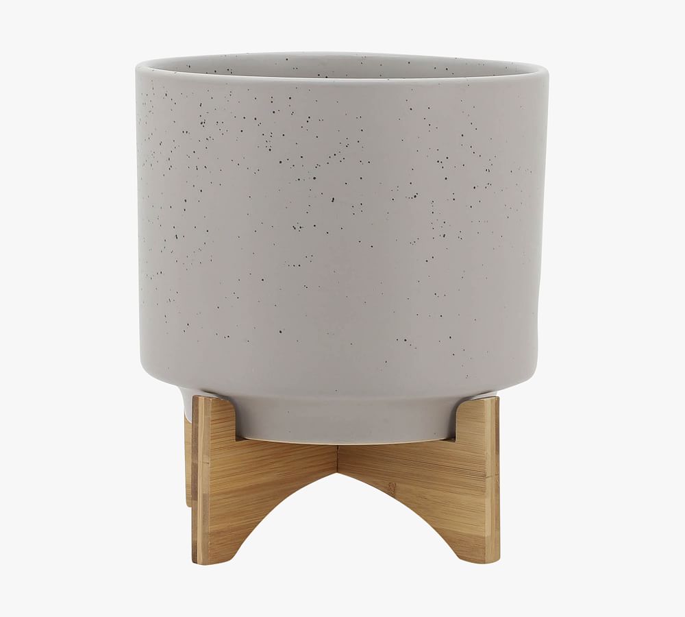 Footed Matte Planters | Pottery Barn