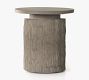 Temper Round Concrete End Table | Pottery Barn