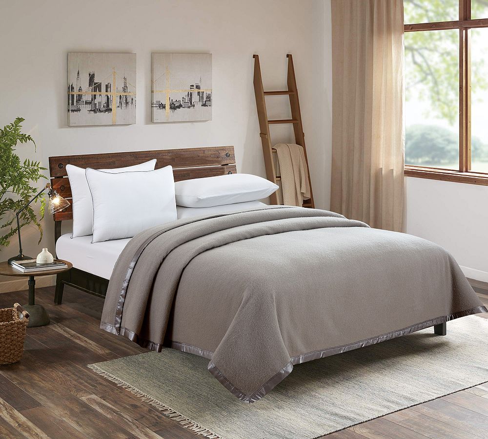 Brya Merina Wool Blanket | Pottery Barn