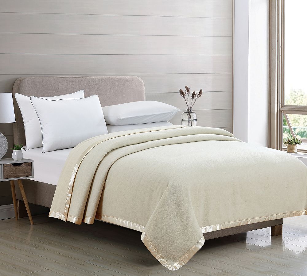 Brya Merina Wool Blanket | Pottery Barn