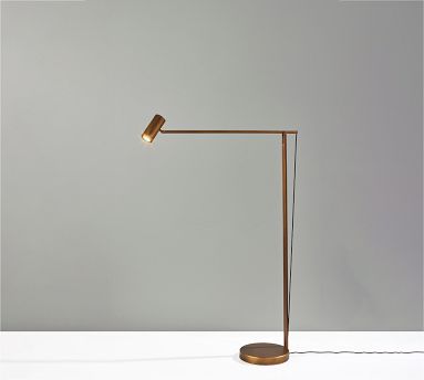 Knox Metal LED Task Floor Lamp | Pottery Barn