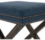Aldrich Upholstered Accent Stool | Pottery Barn