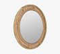 Ash Rattan Round Wall Mirror - 36" | Pottery Barn