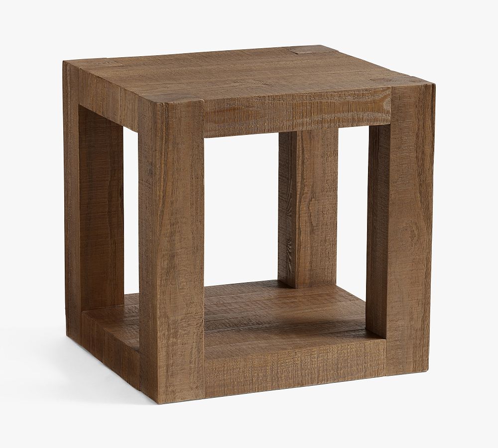 Palisades Rectangular Reclaimed Wood Side Table | Pottery Barn