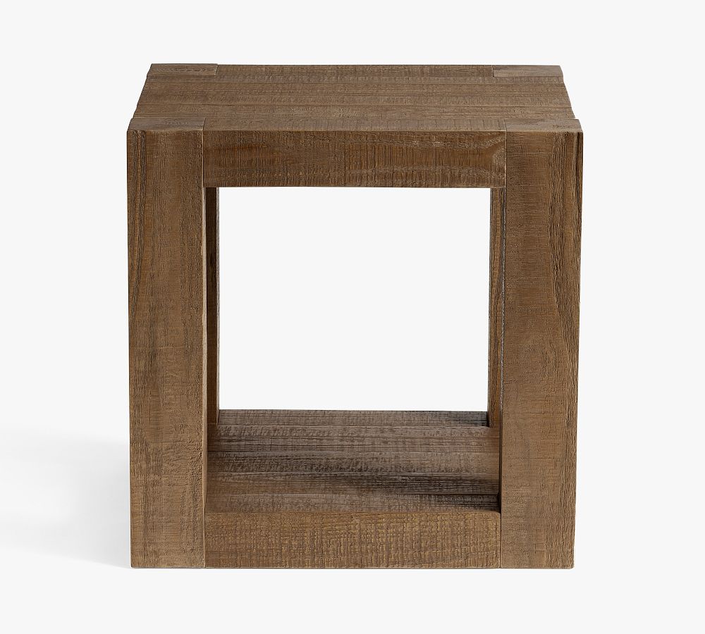 Palisades Rectangular Reclaimed Wood Side Table | Pottery Barn