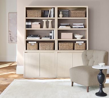 Cayman 72’’ Shelf with Cabinet | Pottery Barn