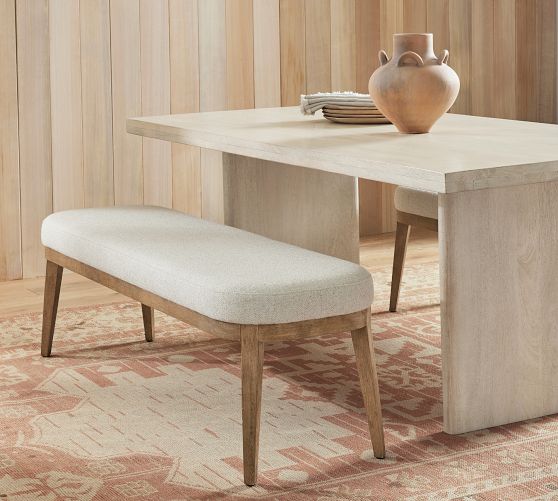 Layton Upholstered Dining Bench | Pottery Barn