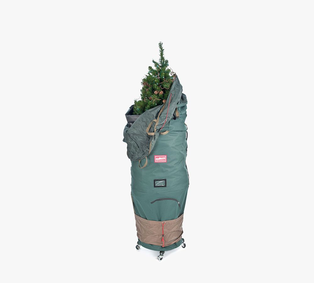 Upright Tree Storage Bag with Rolling Tree Stand | Pottery Barn