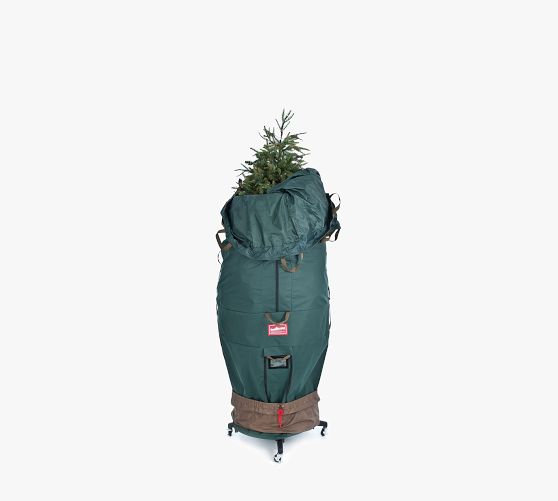Upright Tree Storage Bag with Rolling Tree Stand | Pottery Barn