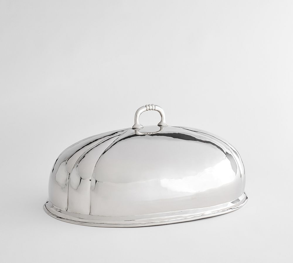 Heritage Silver Turkey Cloche | Pottery Barn