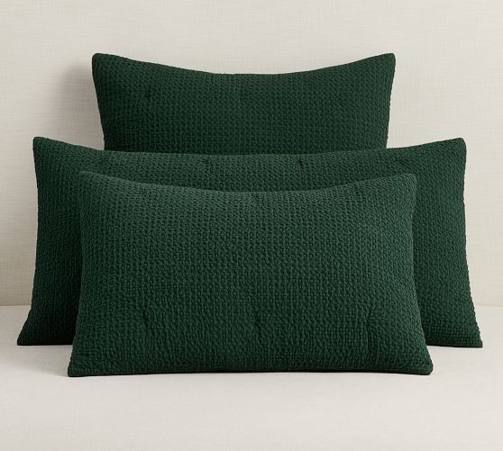 Vintage Washed Cotton/Linen Comforter Sham | Pottery Barn
