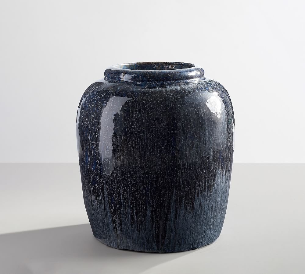 Rustic Blue Vases | Pottery Barn
