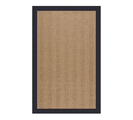 Ryeo Herringbone Outdoor Performance Rug | Pottery Barn