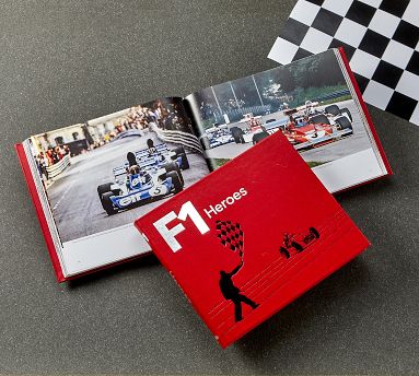 F1 (Formula One) Heroes Leather-Bound Book | Pottery Barn