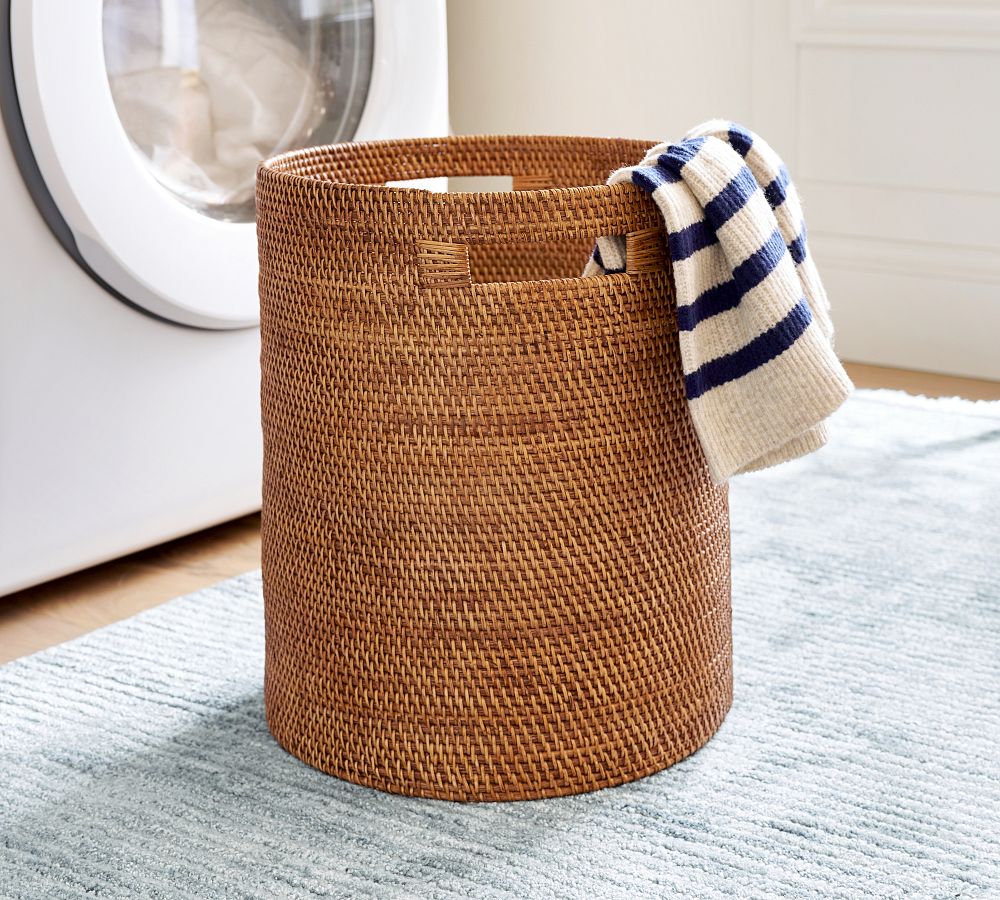 Tava Handwoven Tote Basket | Pottery Barn