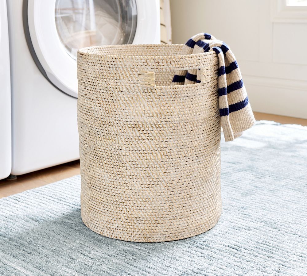 Tava Handwoven Tote Basket | Pottery Barn