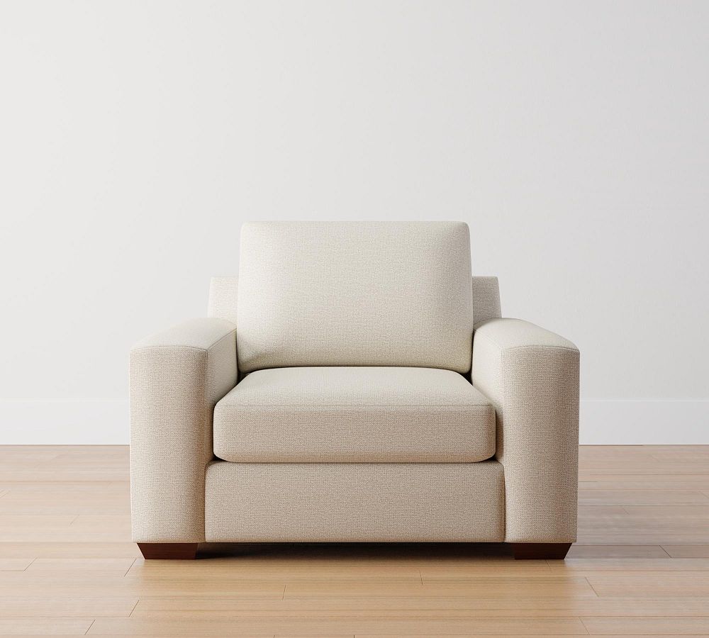Big Sur Square Arm Upholstered Armchair | Pottery Barn