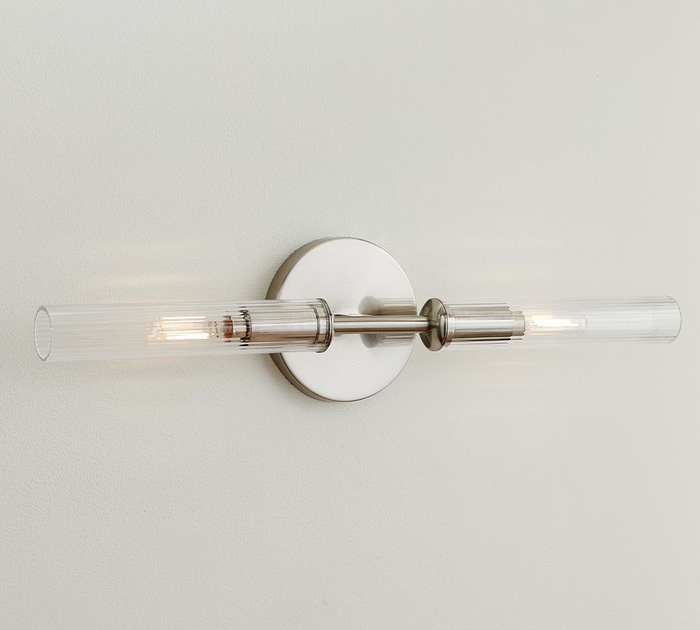 Cooper Double Tube Sconce | Pottery Barn