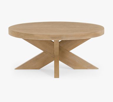 Modern Farmhouse Round Coffee Table | Pottery Barn
