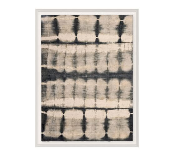 Indigo Textile Framed Print | Pottery Barn
