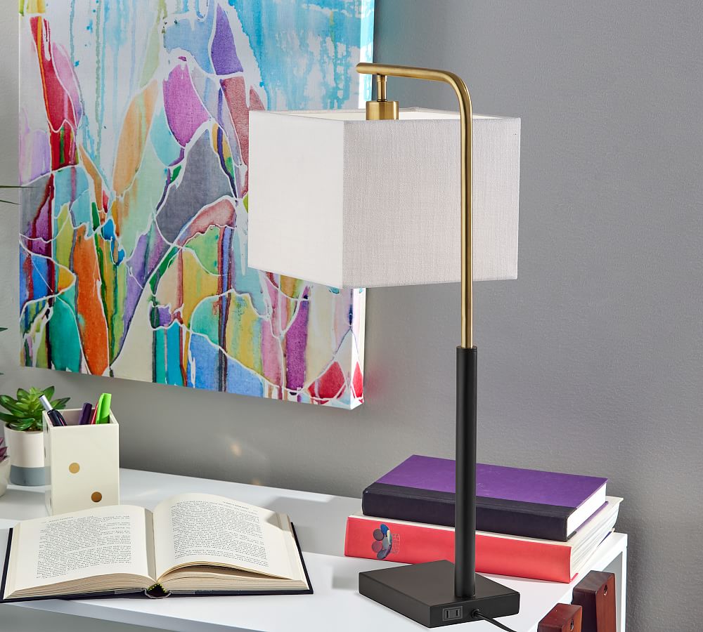 Lyons LED Metal Table Lamp | Pottery Barn