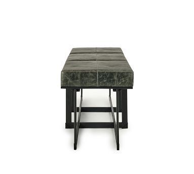 Rocket Leather Bench | Pottery Barn