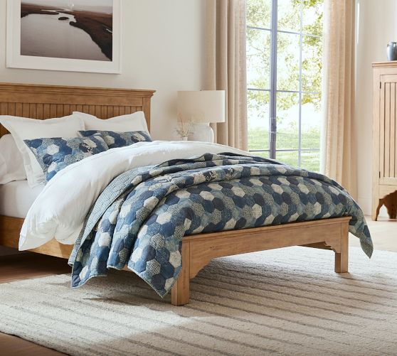 Heritage Farmhouse Platform Bed | Pottery Barn