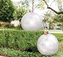 Frosty White, Blue, & Silver Decorative Holiballs | Pottery Barn