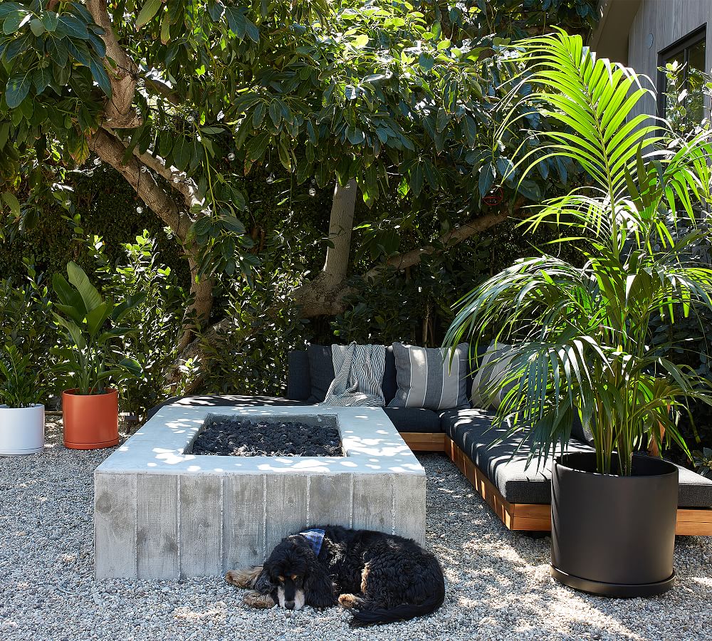 Ceramic Cylinder Planter | Pottery Barn