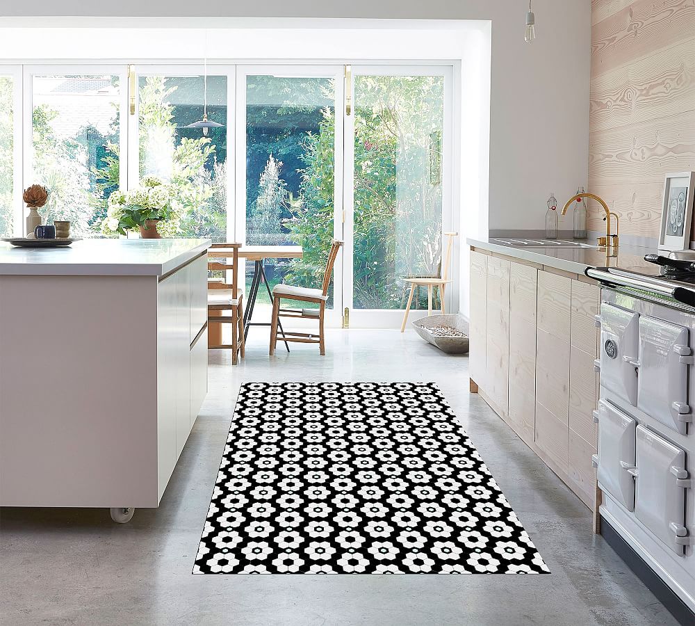 Florart Chicago Washable Tile Kitchen Mat | Pottery Barn
