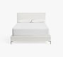 Jake Upholstered Square Platform Bed | Pottery Barn