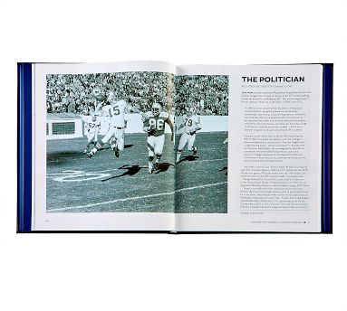 Sports Illustrated The Story Of Football Leather Bound-Book | Pottery Barn