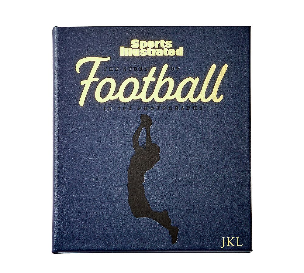 Sports Illustrated The Story Of Football Leather Bound-Book | Pottery Barn