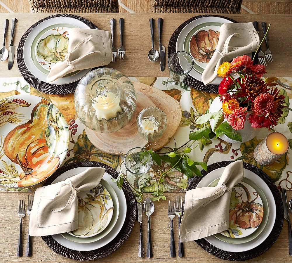 Harvest Pumpkin Dinnerware Collection | Pottery Barn