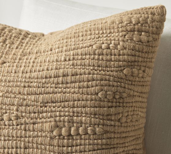Textured Woven Pillow | Pottery Barn