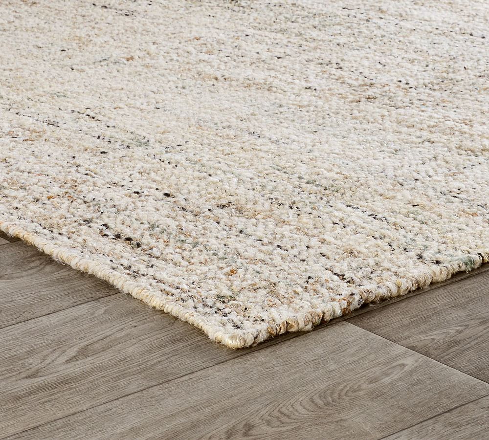 Minali Handwoven Jute & Wool Rug | Pottery Barn