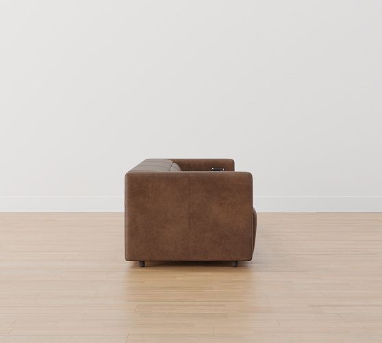 Tucker Leather Power Reclining Sofa | Pottery Barn