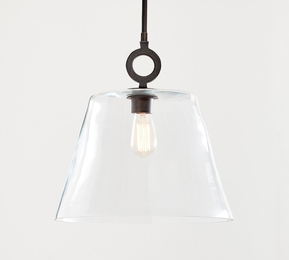Easton Forged-Iron Pendant | Pottery Barn