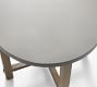 Abbott Indoor/Outdoor XL Concrete & Acacia Side Table (26") | Pottery Barn