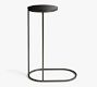 Duke Round Metal Swivel Side Table | Pottery Barn