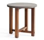 Abbott Outdoor Side Table, Brown | Pottery Barn