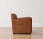 Ashby Square Arm Leather Armchair | Pottery Barn