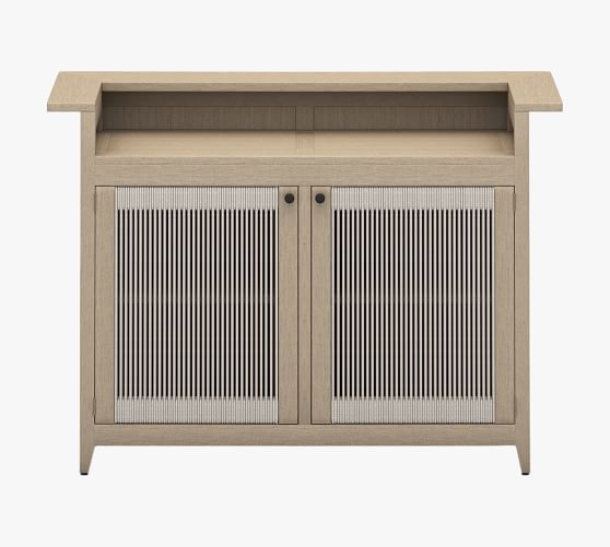 Punta Mita 59" Teak Bar Cabinet | Pottery Barn