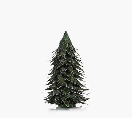 Mahogany Leaf Tabletop Tree | Pottery Barn