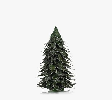 Mahogany Leaf Tabletop Tree | Pottery Barn