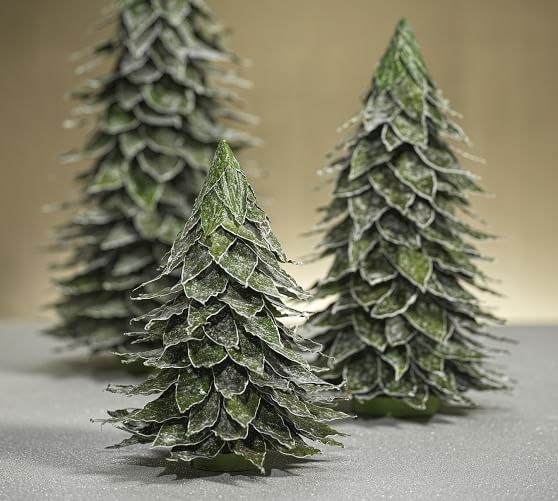 Mahogany Leaf Tabletop Tree | Pottery Barn