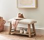 Boucle Entry Bench | Pottery Barn