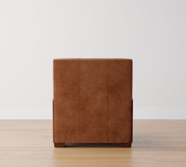 Ashby Square Arm Leather Recliner | Pottery Barn